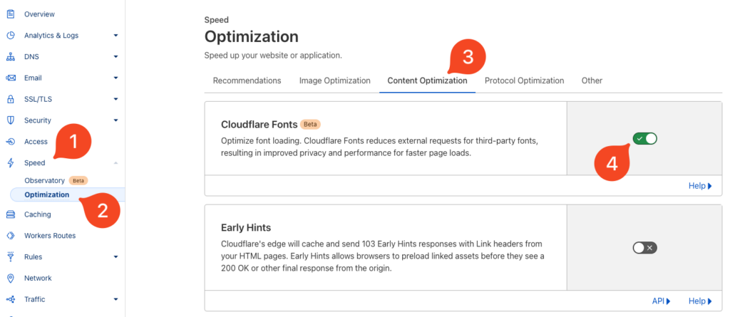Speed Up Google Fonts via Cloudflare in one click - WPQuik